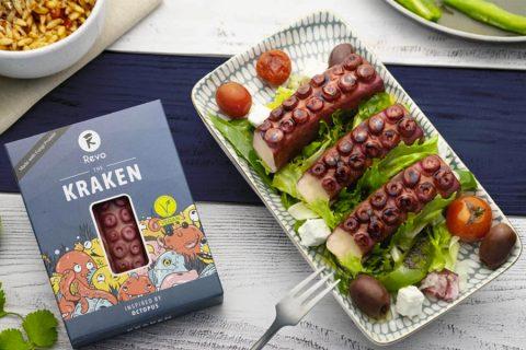 Revo Foods unveils plant-based octopus, using fungi protein - Animal ...